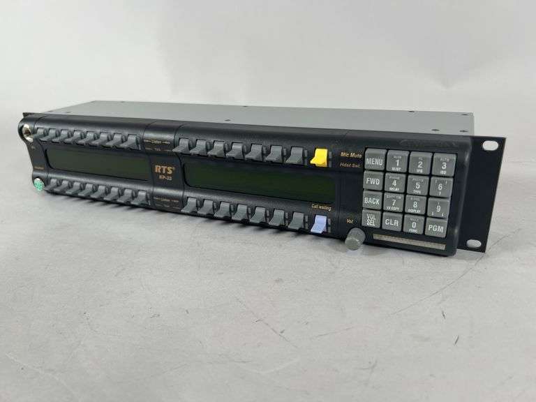 RTS KP-32 (Black) 32 Lever Rackmount Keypanel/ w power supply - Joseph ...
