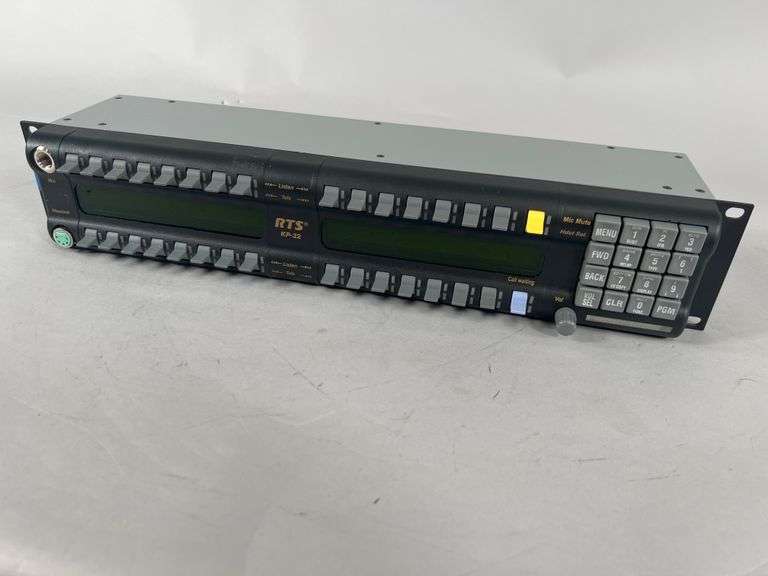 RTS KP-32 (Black) 32 Lever Rackmount Keypanel/ w power supply - Joseph ...