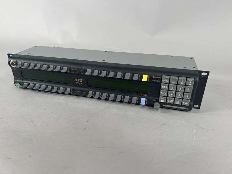 RTS KP-32 (Black) 32 Lever Rackmount Keypanel/ w power supply - Joseph ...