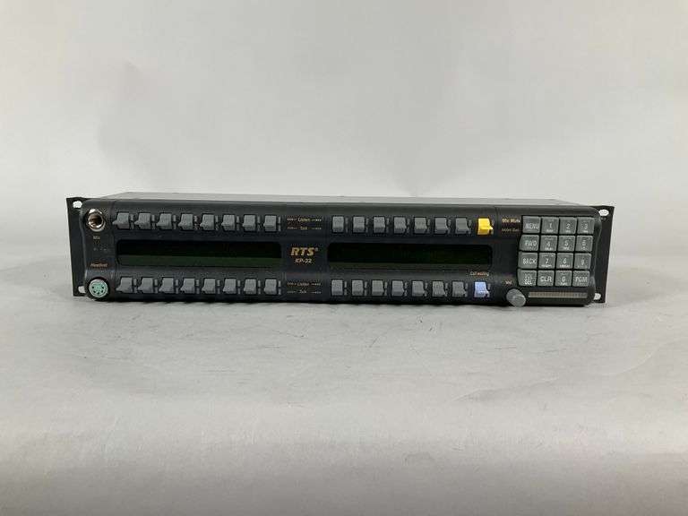 RTS KP-32 (Black) 32 Lever Rackmount Keypanel/ w power supply - Joseph ...
