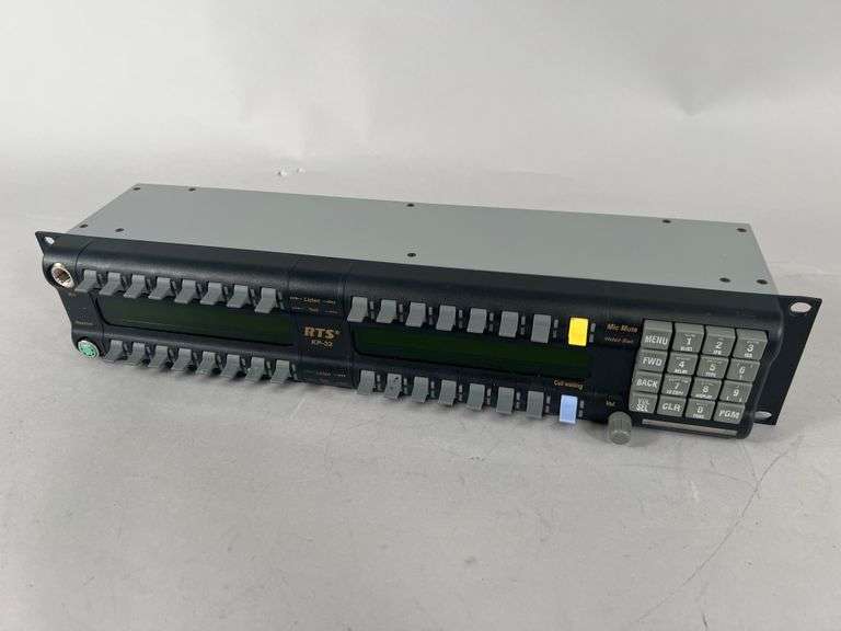 RTS KP-32 (Black) 32 Lever Rackmount Keypanel/ w power supply - Joseph ...