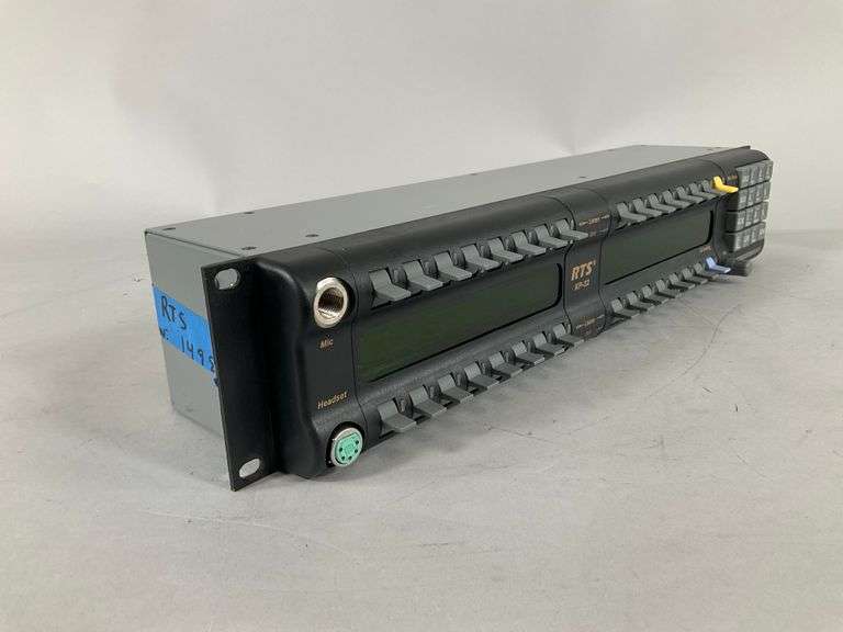 RTS KP-32 (Black) 32 Lever Rackmount Keypanel/ w power supply - Joseph ...