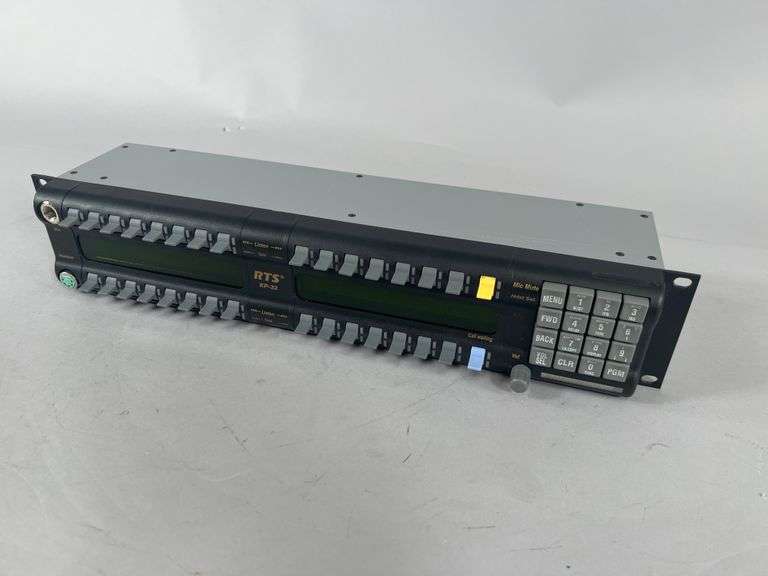 RTS KP-32 (Black) 32 Lever Rackmount Keypanel/ w power supply - Joseph ...