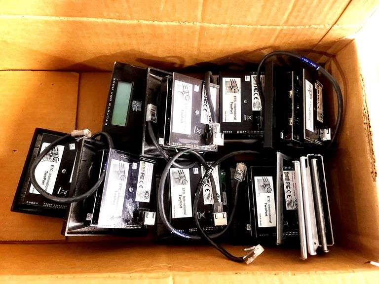 (8) ETCNet2 Two Port DMX Nodes w/ Wall Mounts - Joseph Finn Co., Inc.