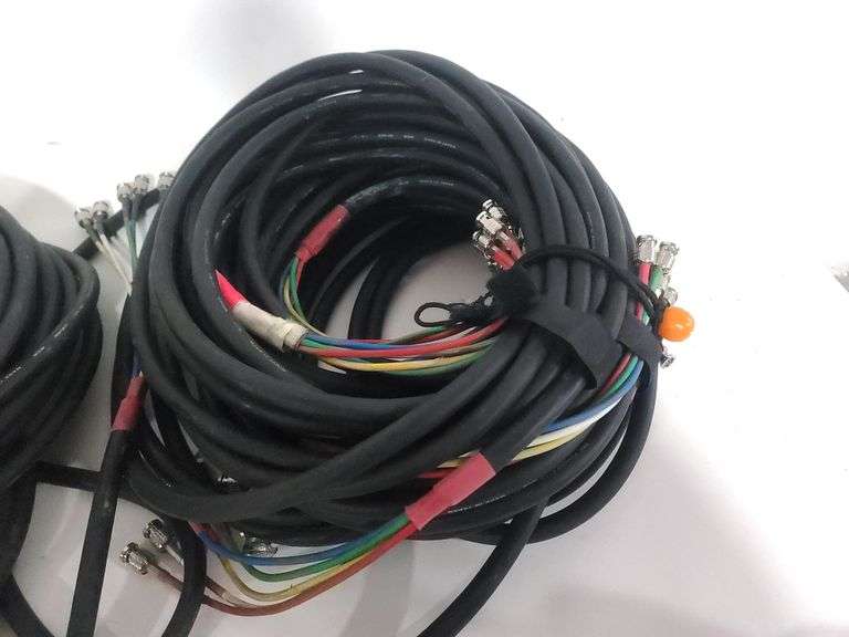 (250' Total) Multi-Coaxial Cable, 5 BNC Male / Male - Joseph Finn Co., Inc.