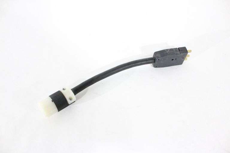 1' - 15A 250V/20A 125V Stage Pin (Male) to Edison (Female) Converter ...