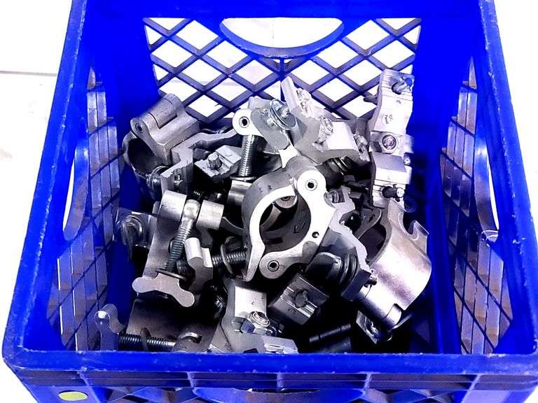 (16) Hanging C-Clamps (ProBurger & Unbranded) w/ Mounting Brackets ...