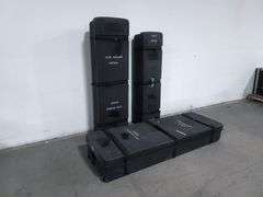 Da-Lite 11'x20' Fastfold Screen and Dress Kit w/ Frame, Legs, Front and ...