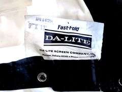 Da-Lite 9'x12' Fastfold Screen Kit w/ Frame, Legs, (2) Front and (2 ...