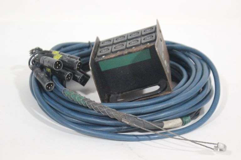 Whirlwind 8 Channel Stage Box w/ 50' 8-Way XLR Cable - Joseph Finn Co ...