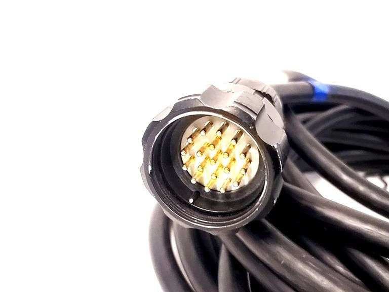 50' 600V Audio Cable - 19-Pin Socapex Male to 19-Pin Socapex Female ...
