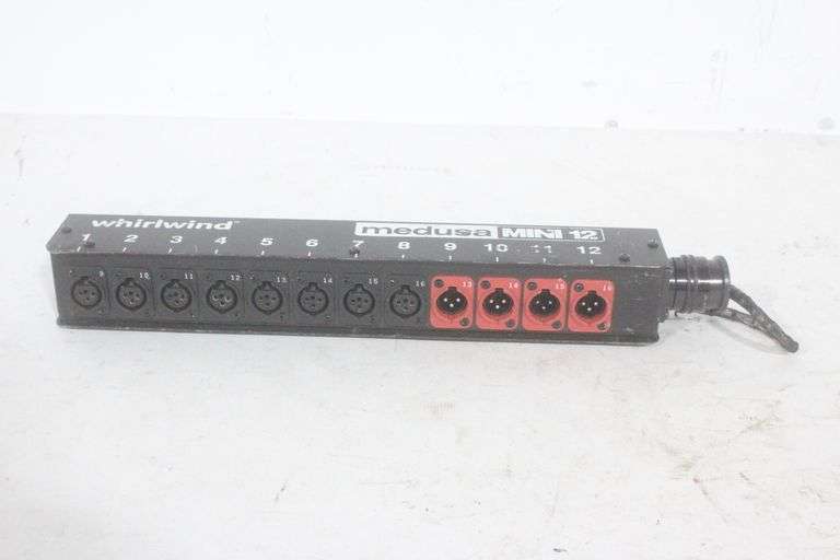 Whirlwind Medusa Mini 12-Channel Stage Box - Joseph Finn Co., Inc.
