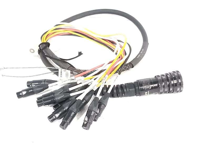 5' 24 AWG Audio Cable - LK 37 MV 37-Pin Cable-Mount Male Connector to ...