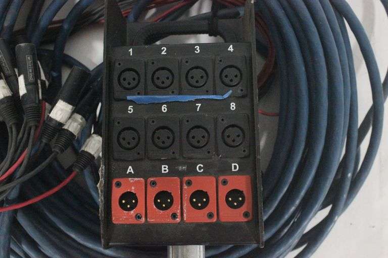 Whirlwind 16 -Channel Snake & 8 XLR x 4 TRS Stage Box - 75 feet ...