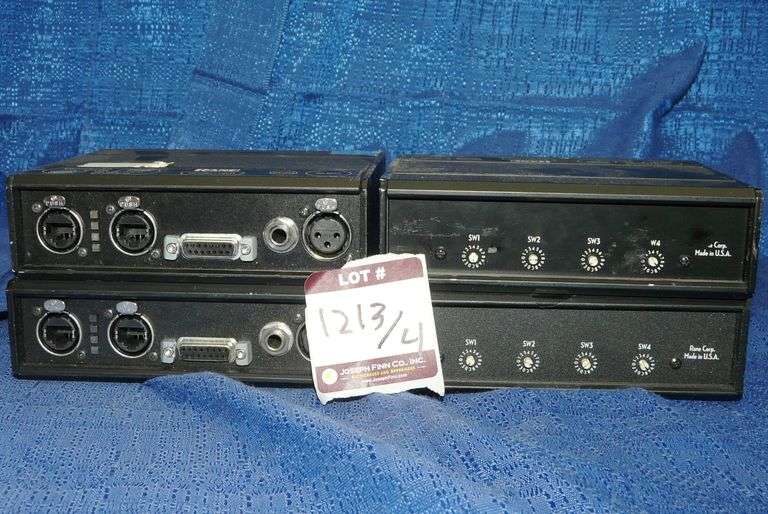 Lot (4) Rane CLU Mic to Cobranet Interface Box (Located in Lodi, New ...