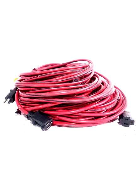 200' Total - (8) 25' 300V Power Cable w/ Edison Male to Female Power ...