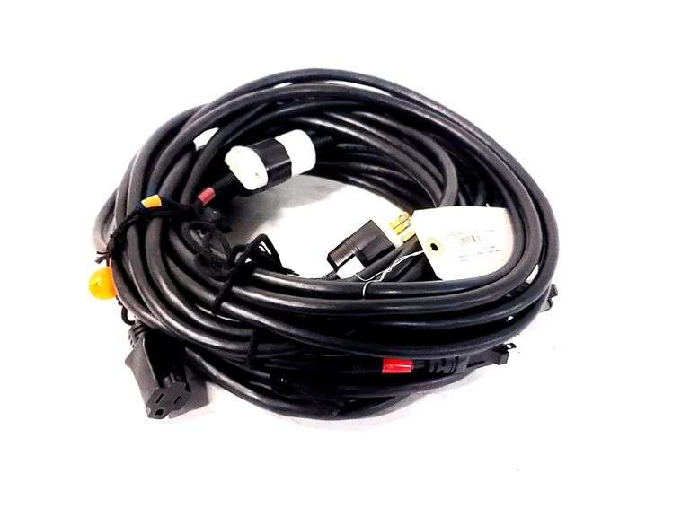 65' Total - (2) 25' - (1) 15' 300V Power Cables w/ Edison Male to ...
