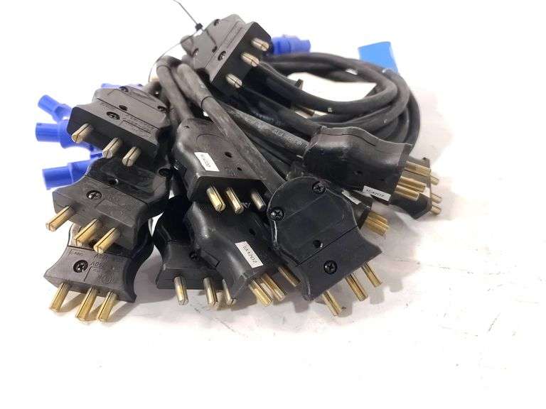 28' - Stage Pin-M to PowerCON Cable - (14) 2' Cables - Joseph Finn Co ...