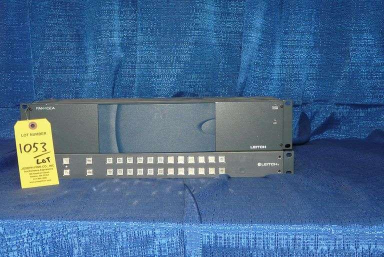 Lot (1) Leitch Panacea P32x32VO Router and (1) Prophecy 12x2HDAESC2-X ...