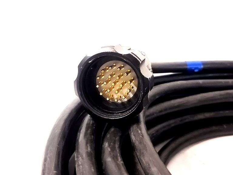 50' 600V Audio Cable - 19-Pin Socapex Male to 19-Pin Socapex Female ...