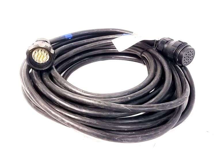 50' 600V Audio Cable - 19-Pin Socapex Male to 19-Pin Socapex Female ...