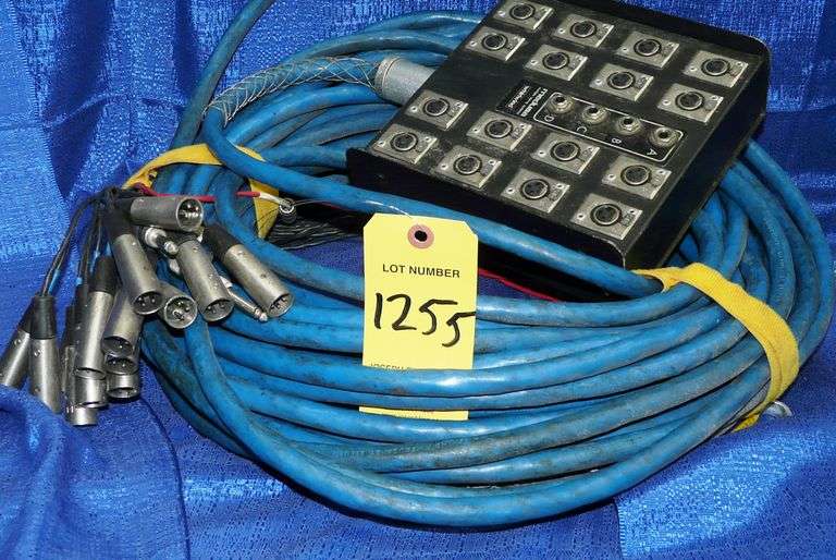 Whirlwind Medusa Approx 125 Foot (16) XLRF and (4) TRSF Stage Box to ...