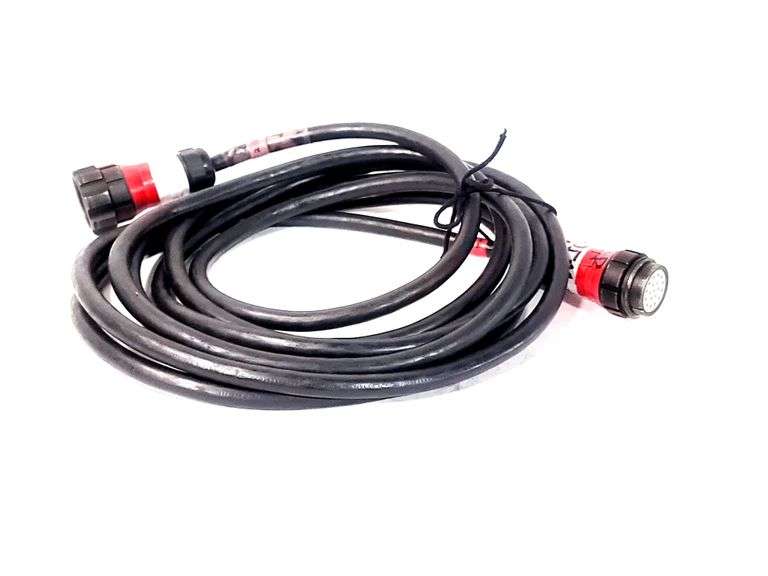 25' 600V 12AWG Audio Cable - 19-Pin Socapex Male to 19-Pin Socapex ...