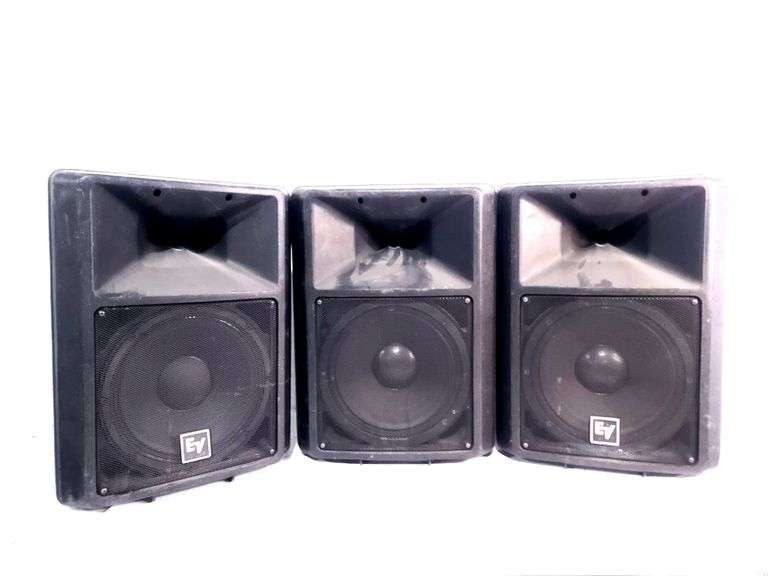 (3) Electro-Voice EV Sx300 300-Watt Two-Way Compact Speakers - Joseph ...