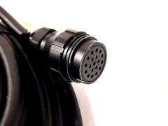 50' 600V Audio Cable - 19-Pin Socapex Male to 19-Pin Socapex Female ...