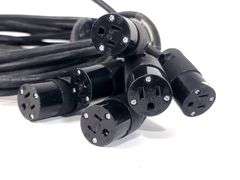 5' 300V 12AWG Cable - 19-Pin Male Socapex Connector to (6) Fan Out ...