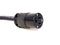 1' - 15A 250V/20A 125V Stage Pin (Male) to Edison (Female) Converter ...