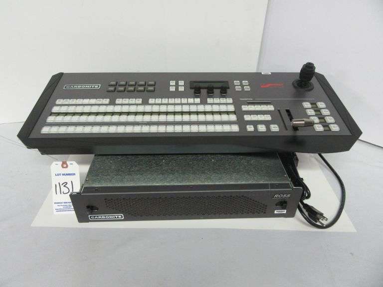 Ross Carbonite 1M/E Switcher #4802AR-200-02A w/Control Panel 4802AR-221 ...