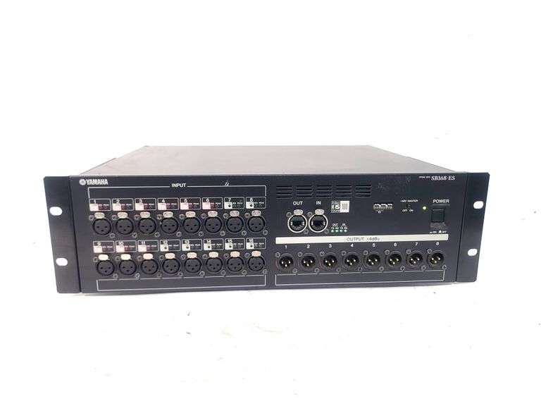 Yamaha SB168-ES Ether Sound 16in/8out Stage Box - Joseph Finn Co., Inc.