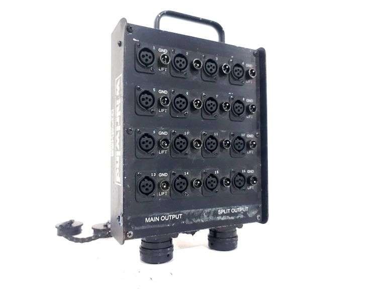 Whirlwind (2) W5IRP to 16-Channel 3-Pin XLR Female Stage Box - Joseph ...