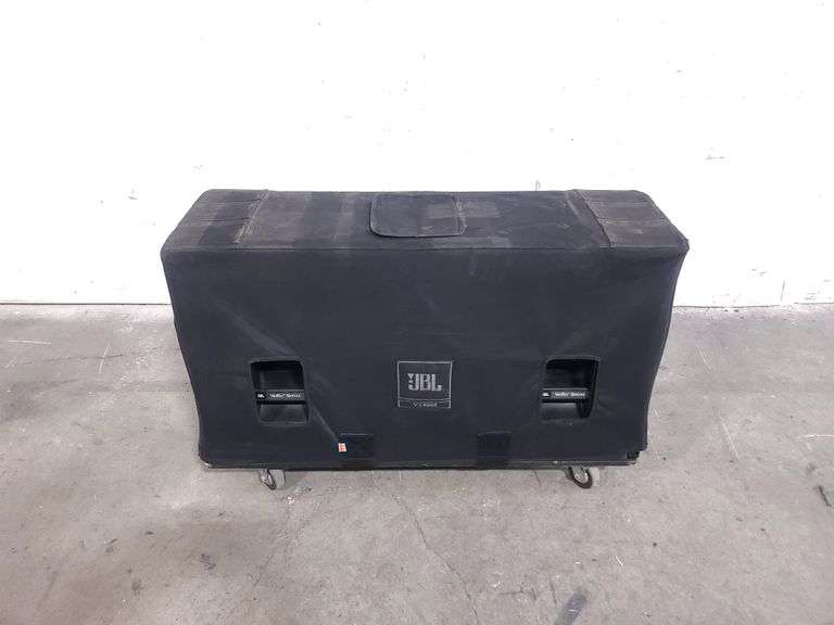JBL Vertec VT4888 3-Way Passive Line Array Speaker w/ Wheeled Cart and ...