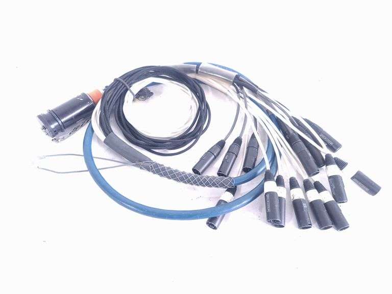 10' - Whirlwind Cable w/ (1) W2IF 61-Pin Multipin Connector to Fanout ...