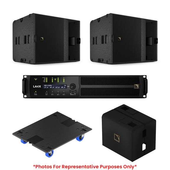 (BRAND NEW) (2) L-Acoustics KS21 High Powered Passive Subwoofers w ...