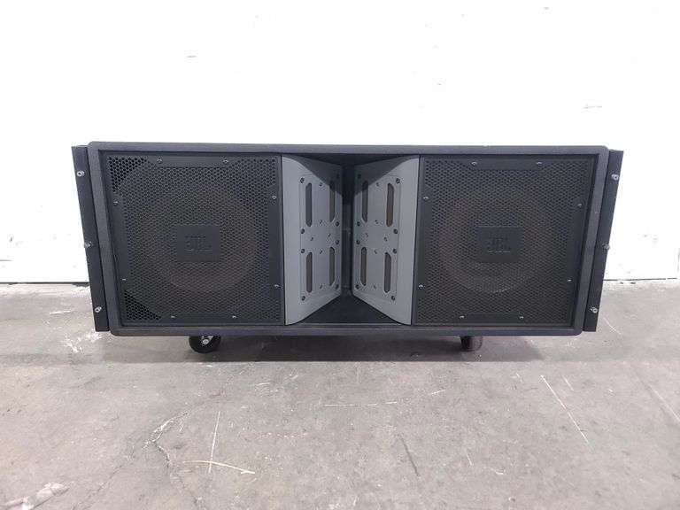 JBL Vertec VT4888 3-Way Passive Line Array Speaker w/ Wheeled Cart and ...