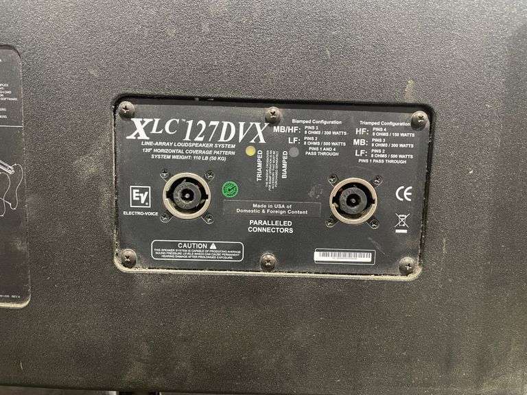 Electro-Voice XLC127DVX 3-Way Passive Line Array Speaker - Joseph Finn ...