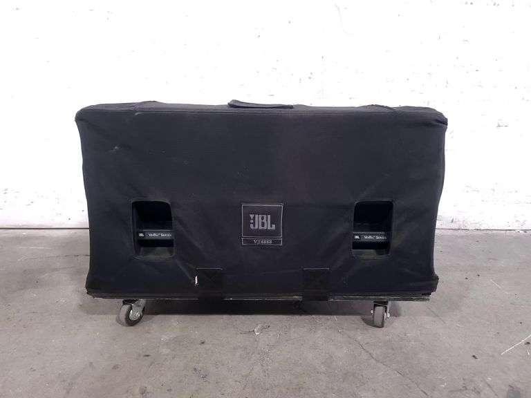 JBL Vertec VT4888 3-Way Passive Line Array Speaker w/ Wheeled Cart and ...
