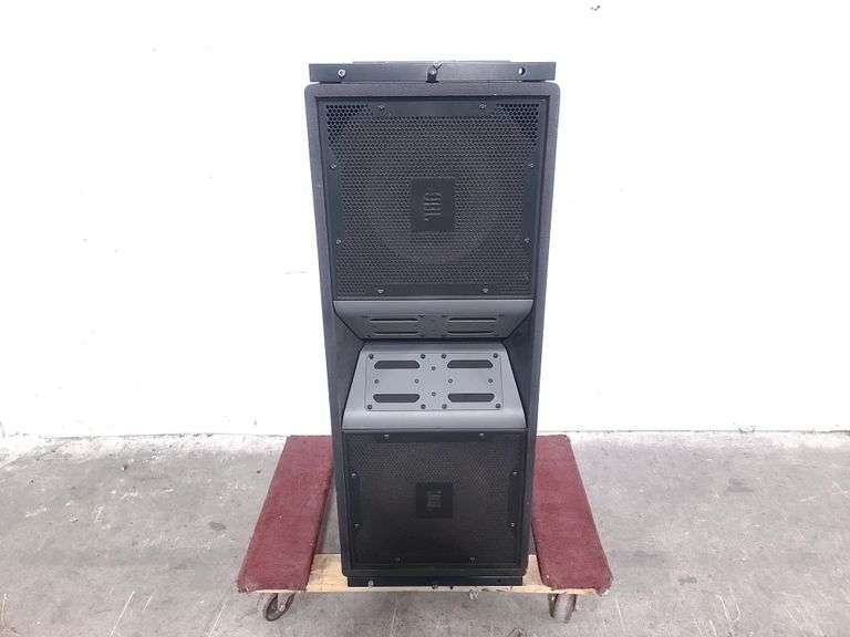 JBL Vertec VT4888 3-Way Passive Line Array Speaker w/ Wheeled Cart and ...