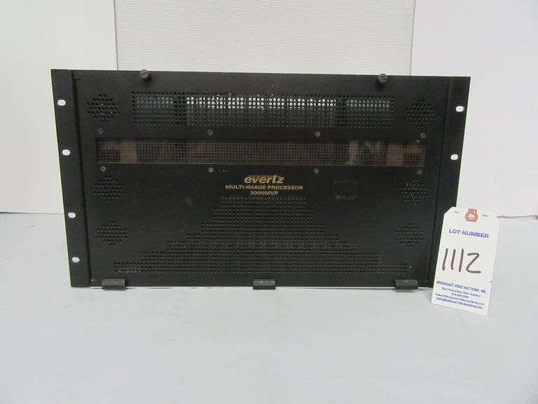 Evertz 3000MVP Frame Only No Modules - Joseph Finn Co., Inc.