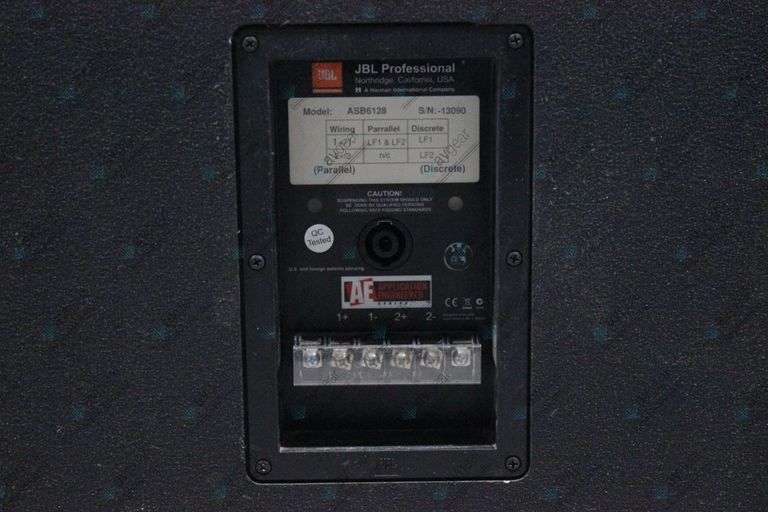 JBL ASB6128 High-Power Dual 18" 2400W Subwoofer - Joseph Finn Co., Inc.