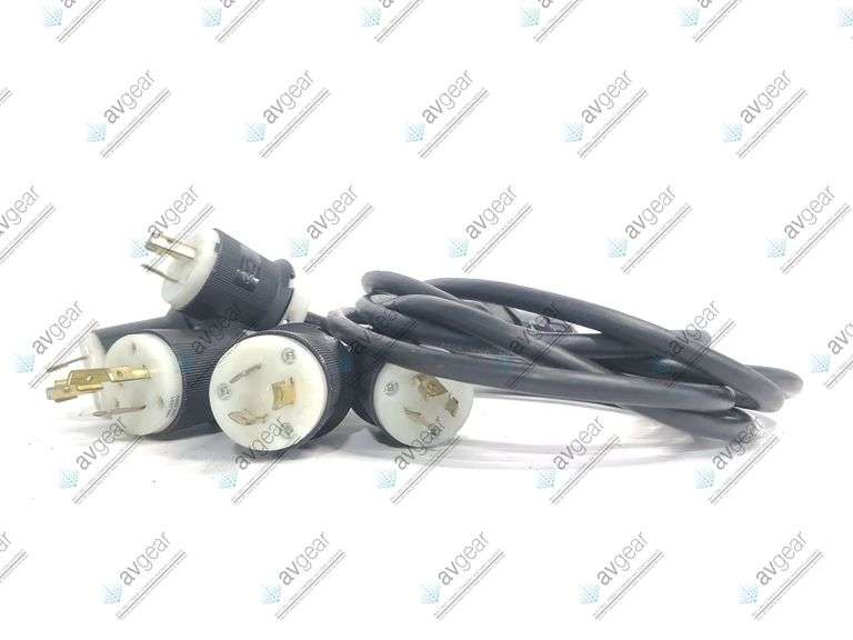 3' - 12AWG 300V Fanout Power Cable w/ LK 19-Pin Socapex Style Connector ...