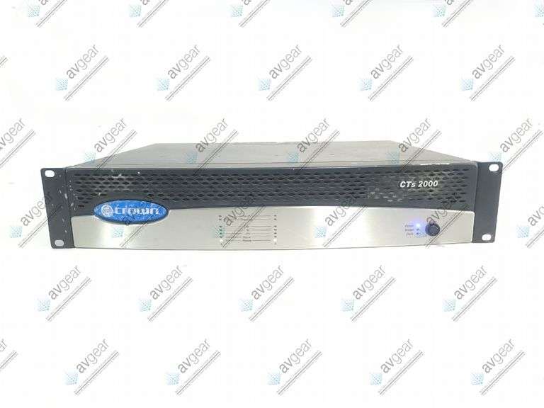 Crown CTs 2000 Two-Channel 1200W Power Amplifier - Joseph Finn Co., Inc.