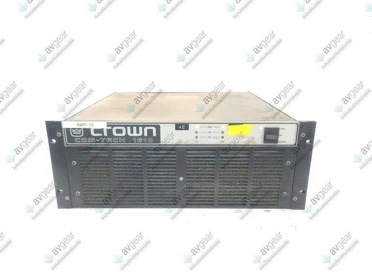 Crown CT-1610 2-Channel Professional Power Amplifier - Joseph Finn Co ...
