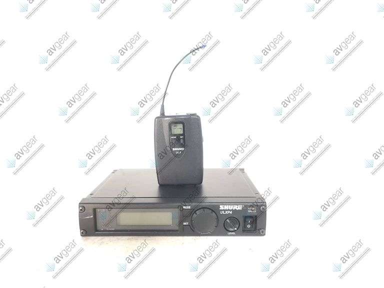 Shure ULXP4 Wireless System (G3: 470-506 MHz) w/ Shure ULX Belt Pack ...