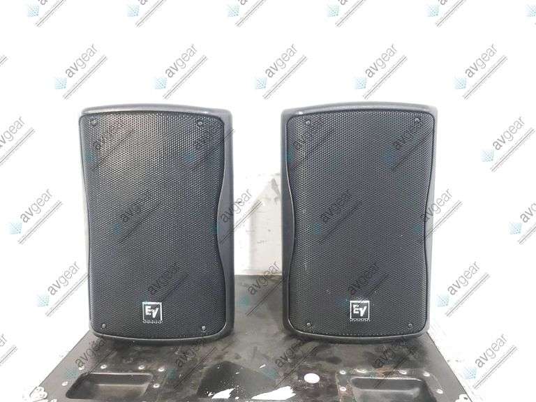 (2) Electro-Voice ZXA1-90 8" 2 Way Self Powered Point Source Speakers ...