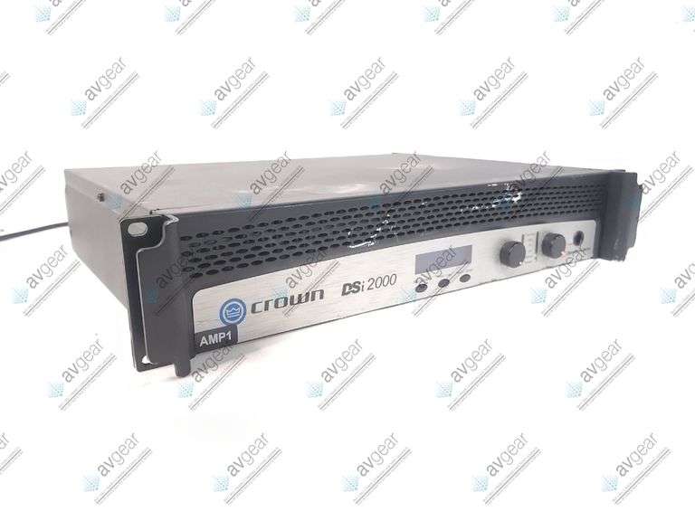 Crown DSi 2000 2-Channel 800W Power Amplifier (MISSING POWER BUTTON ...