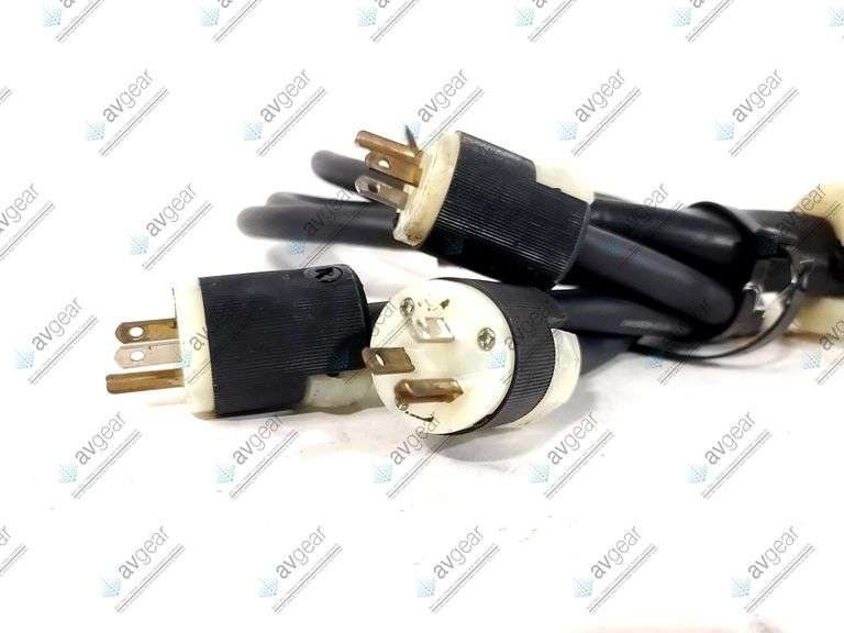 3' - 3-Way Splitter Cable w/ (1) L21-30R 30A 120/208V to (3) HBL5266C ...